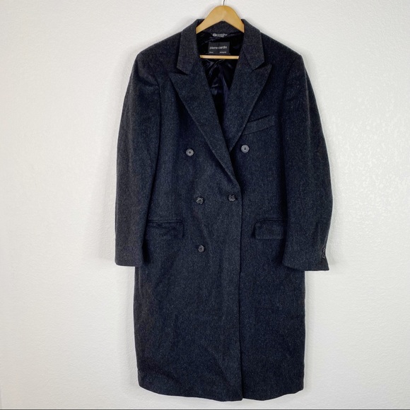 Pierre Cardin | Jackets & Coats | Vintage Pierre Cardin Gray 0 Wool ...